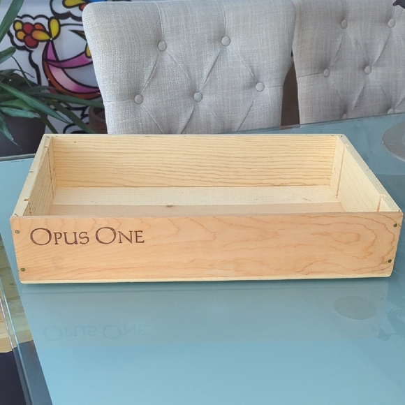 Opus One | Storage & Organization | Wooden Crate Wine Box Brand Opus ...